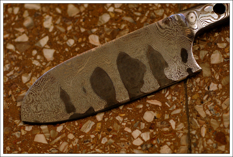 How to Remove Rust from a Carbon / Stainless San Mai Damascus Knife ...