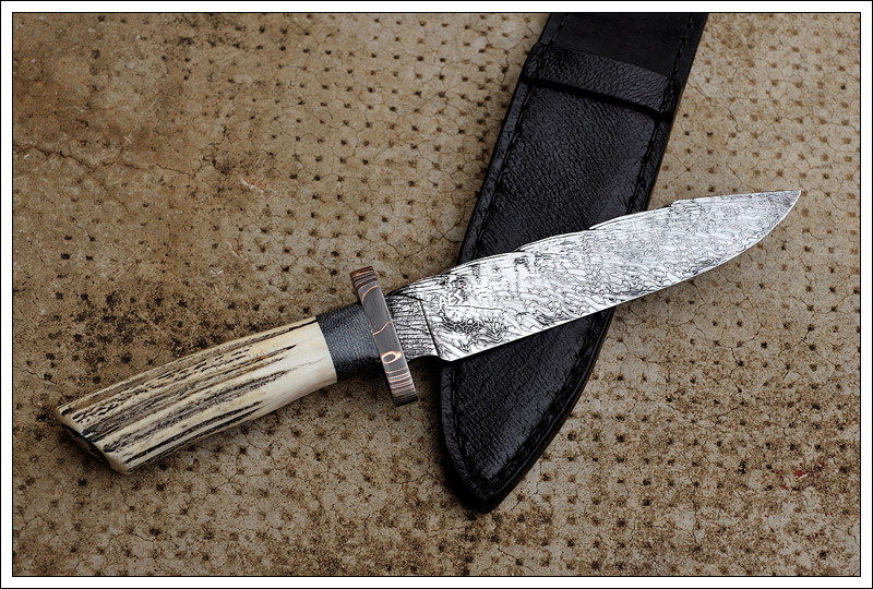 Cable Damascus Bowie Knife | BladeForums.com