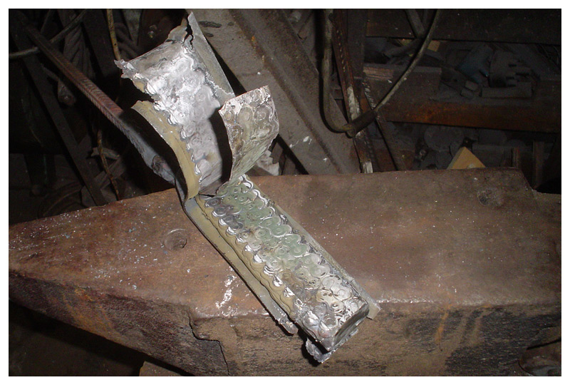 Knifemaking - Making a Motorcycle Chain San Mai Damascus Knife ...