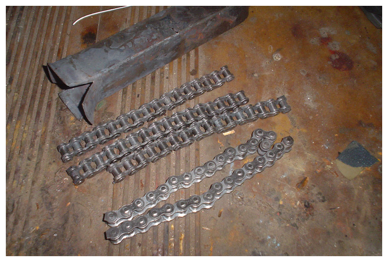 Knifemaking - Making a Motorcycle Chain San Mai Damascus Knife ...