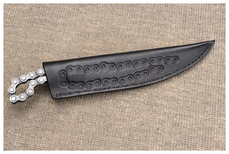 Knifemaking - Making a Motorcycle Chain San Mai Damascus Knife ...